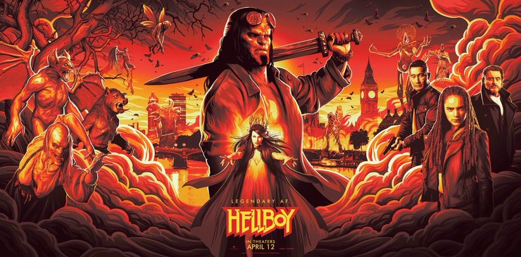 Hellboy | Banner mostra visual da personagem de Milla Jovovich